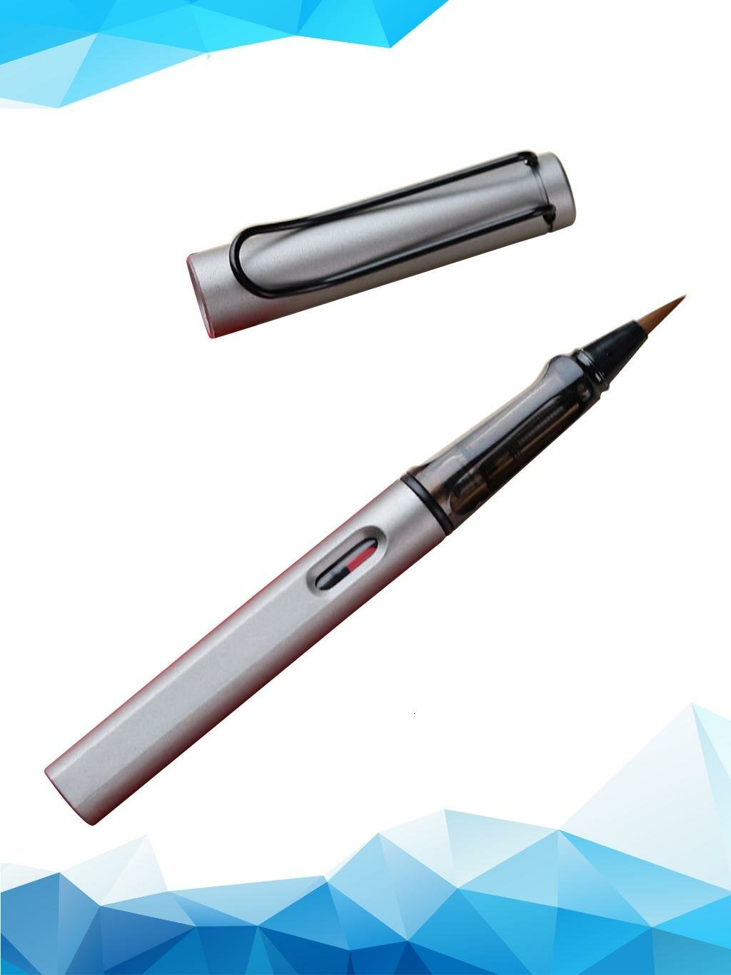 Премиум-перьевая ручка с поршневым наполнением, 05 Аврора Грей