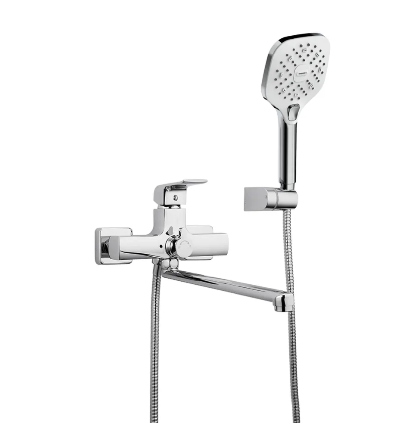 Смеситель для ванны GAPPO G2250-8 хром, L-нос 35см, латунь, d35