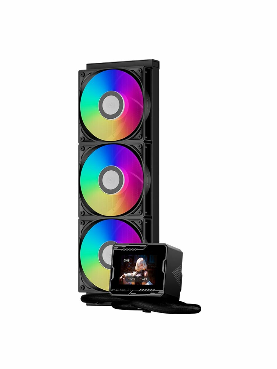 Система жидкостного охлаждения PCCOOLER GT360M ARGB Display BK Black