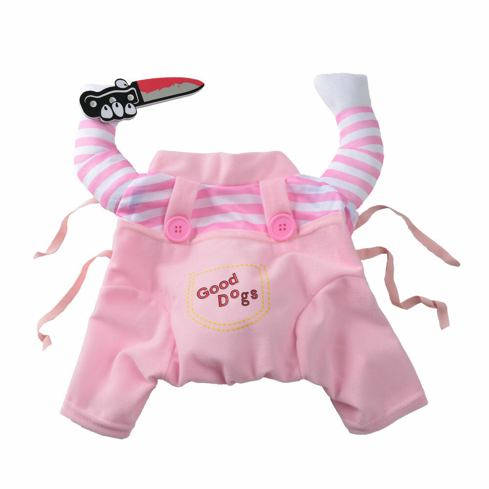 Забавный и необычный костюм кота с ножом, костюм собаки и кота, серебристый градиентный костюм-трансформер для тедди и померанского шпица.