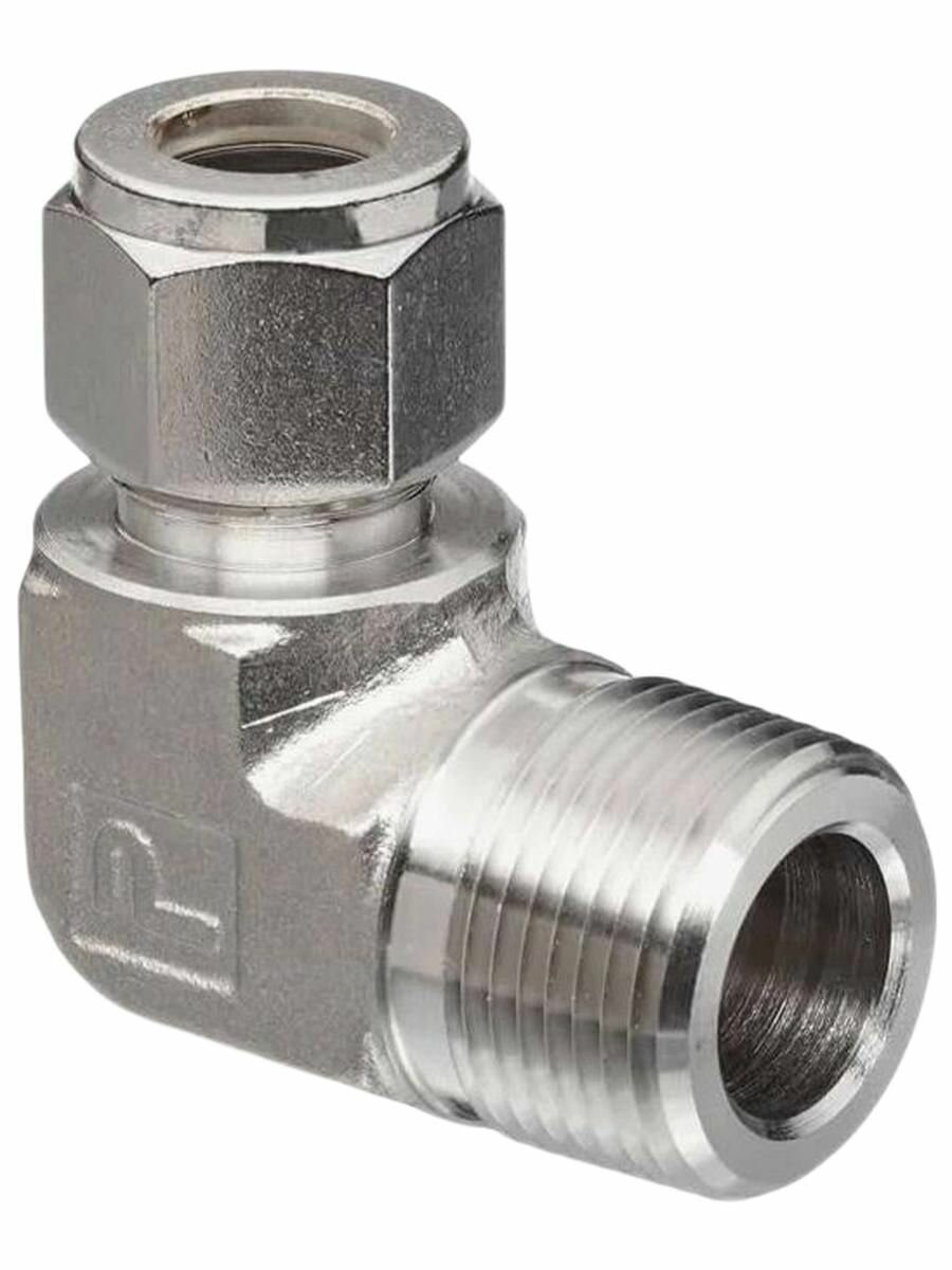 Parker Штуцер угловой D 8ММ резьба BSPT 1/4" (8MO-2-4RT) нерж