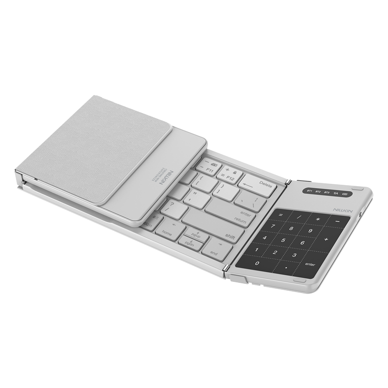 Портативная складная Bluetooth-клавиатура с тачпадом, подходящая для планшетов iPad, мобильных телефонов iPhone и