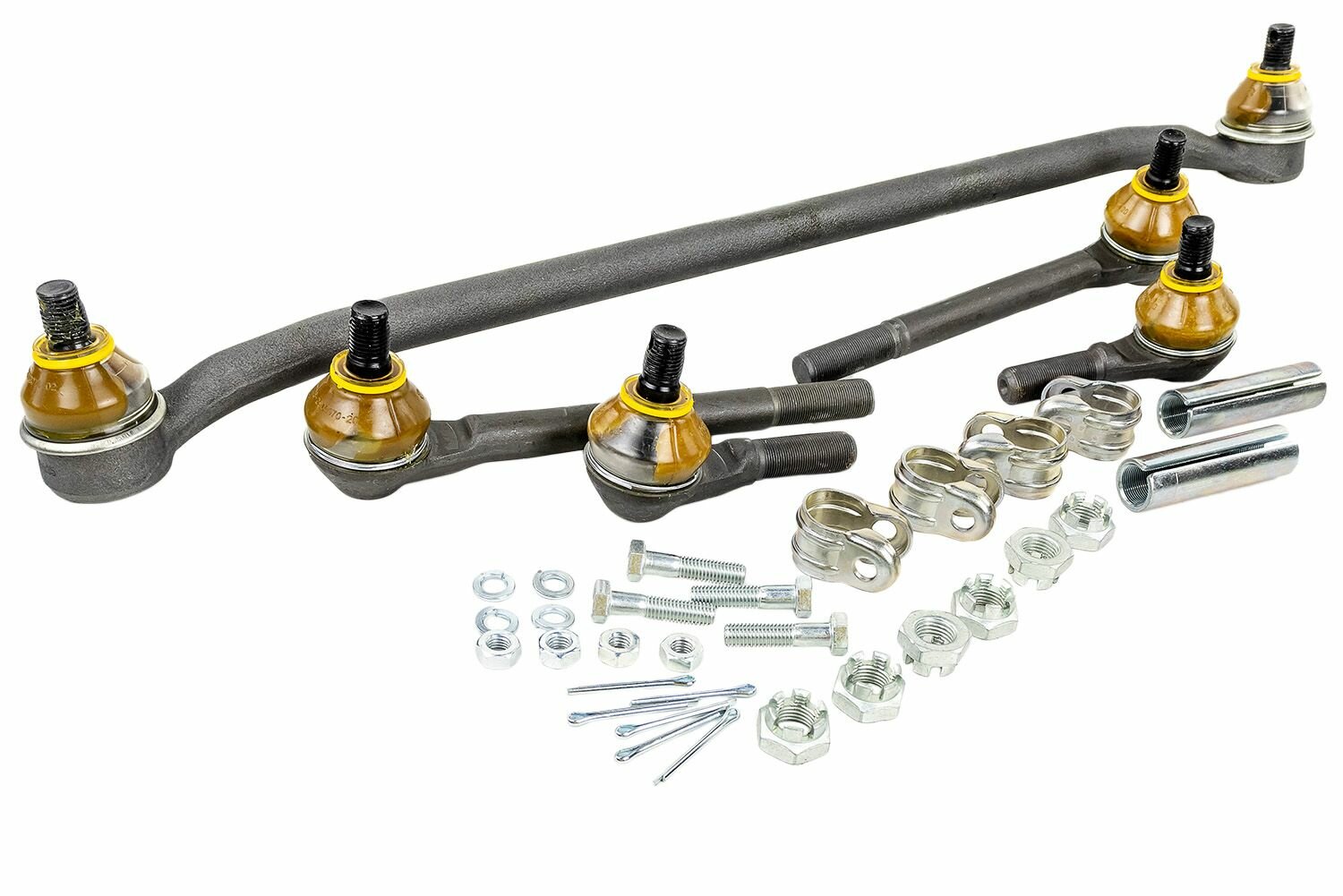 Комплект тяг рулевой трапеции трек Чемпион S10 и крепежом для Шевроле Нива, Лада Нива Тревел