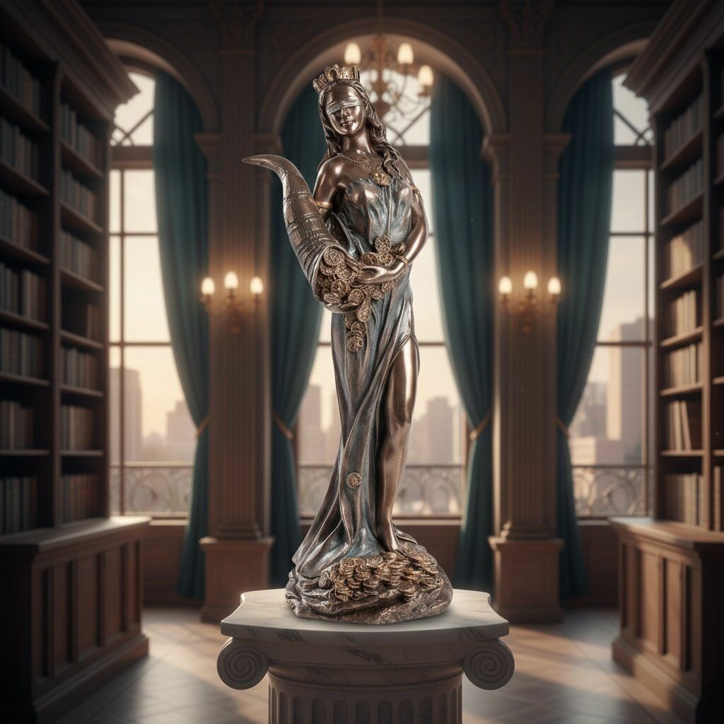 Статуэтка Фортуна - богиня удачи и богатства