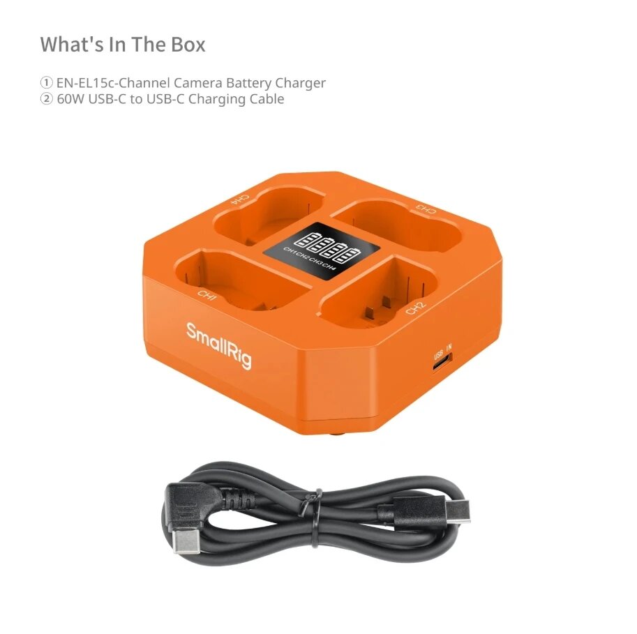 SmallRig Зарядное устройство для аккумуляторов EN-EL15C