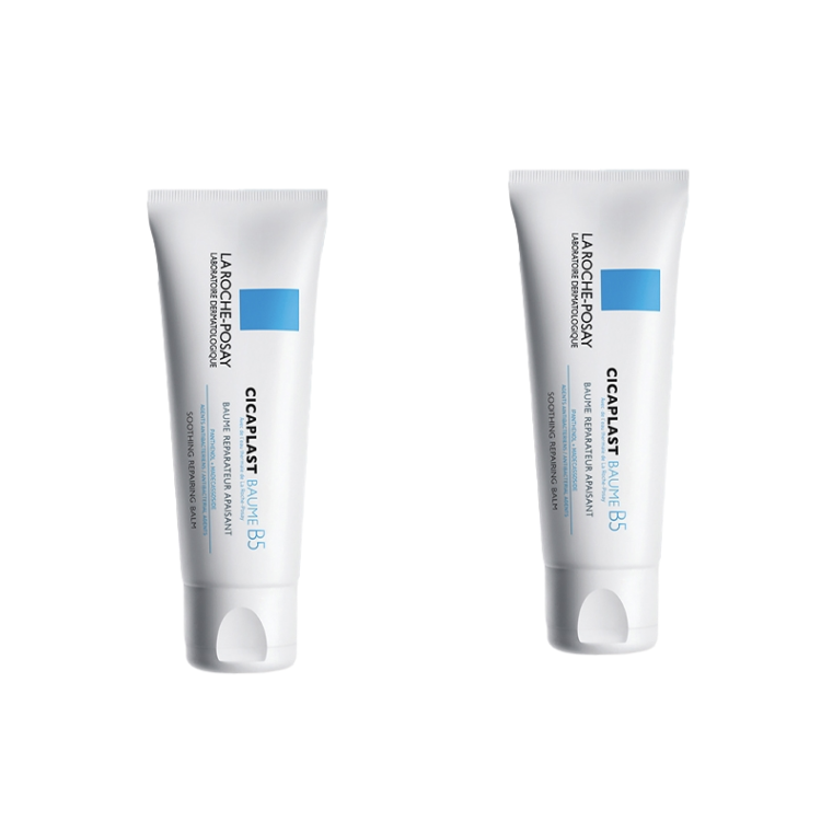 Увлажняющий крем для лица женский La Roche-Posay Cicaplast Baume B5, 40ml*2