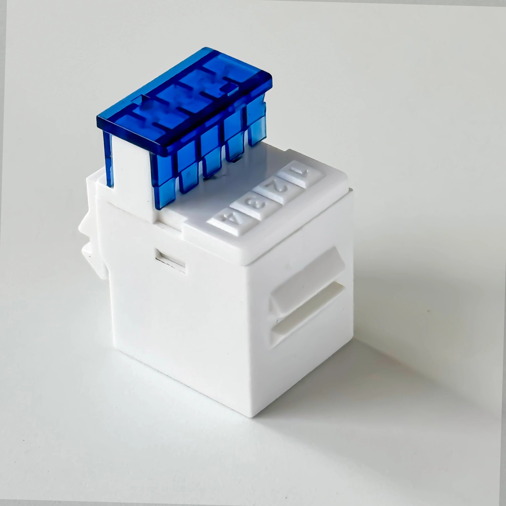 (10 шт./упаковка) Linkwylan CAT3 Телефонный разъем Keystone Jack безинструментальный модуль сетевой голосовой инструмент для RJ11 6P4C женский белый