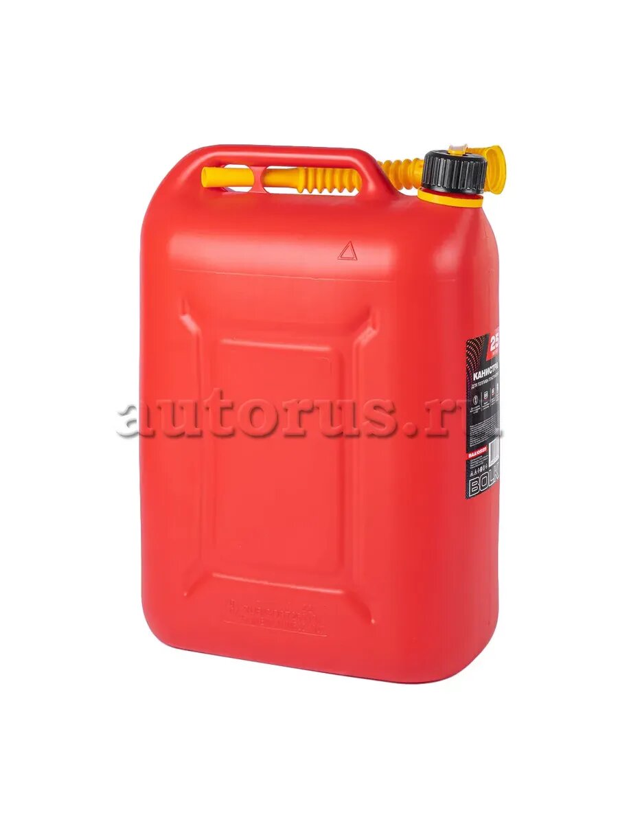 Канистра 25л для топлива пластиковая, крышка BOLK BAA105125