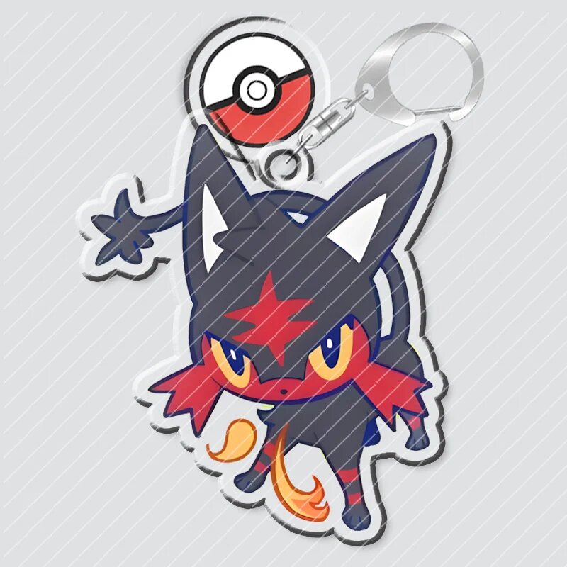 Keeppley брелок Pokemon акрил Черный, pocket-Torracat