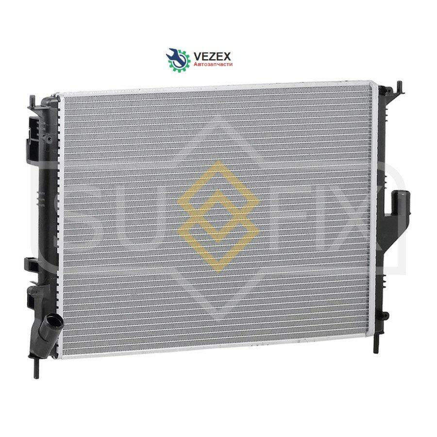 SUFIX XG1010 Радиатор охлаждения (технология пайки) LADA LARGUS Лада Largus (12-)/Renault Logan (08-) A/C+