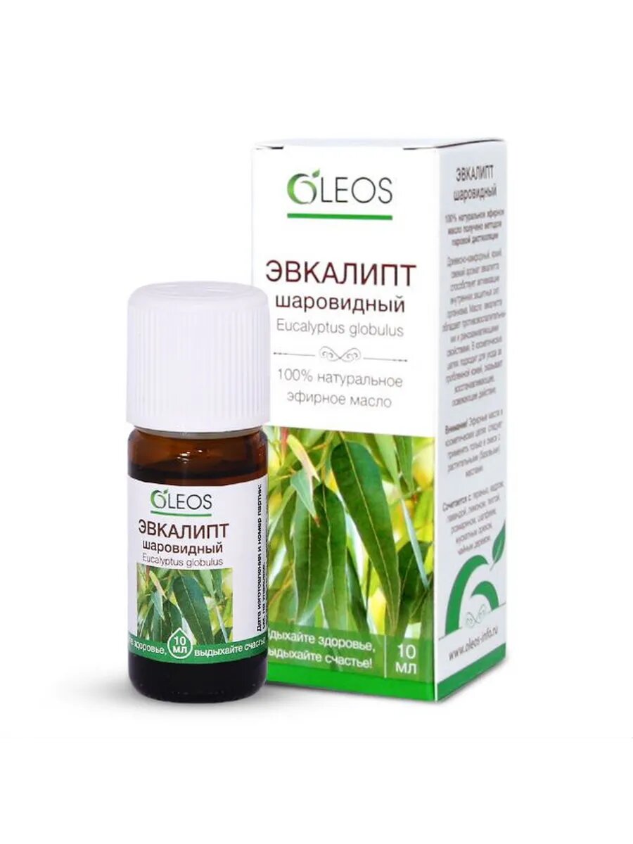 Oleos Эвкалипт Масло эфирное, 10 мл, 1шт.