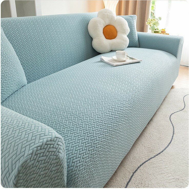 Чехол для дивана с защитой от царапин от кошек, универсальный чехол для гостиной, чехол для обновления старого дивана, цельный чехол для трехместного дивана.