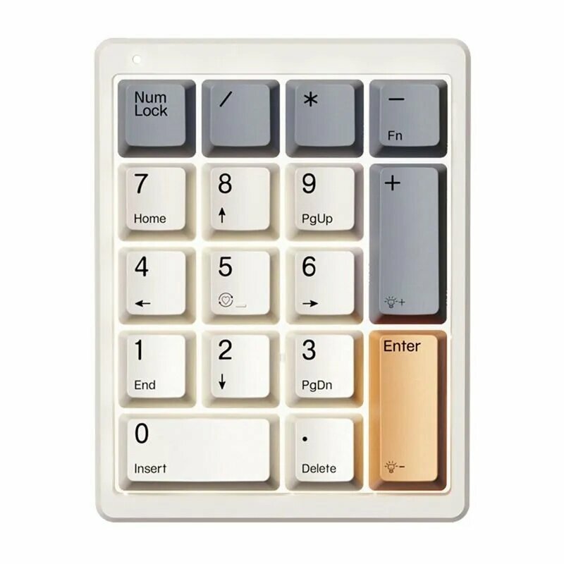 17-Клавишная Проводная Цифровая Клавиатура Типа C Механическая Numpad