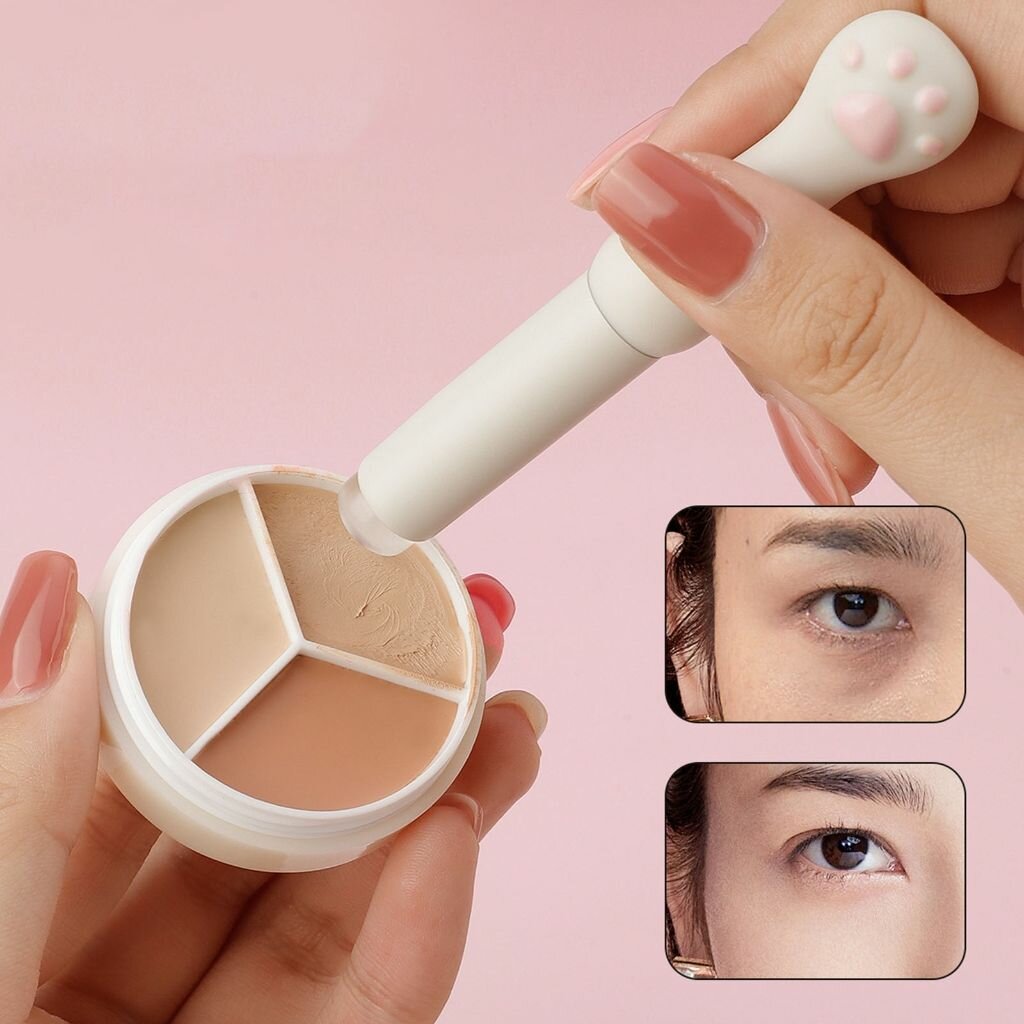 Кисти для макияжа, Портативная силиконовая губная щетка в форме кошачьей лапы, 1 шт