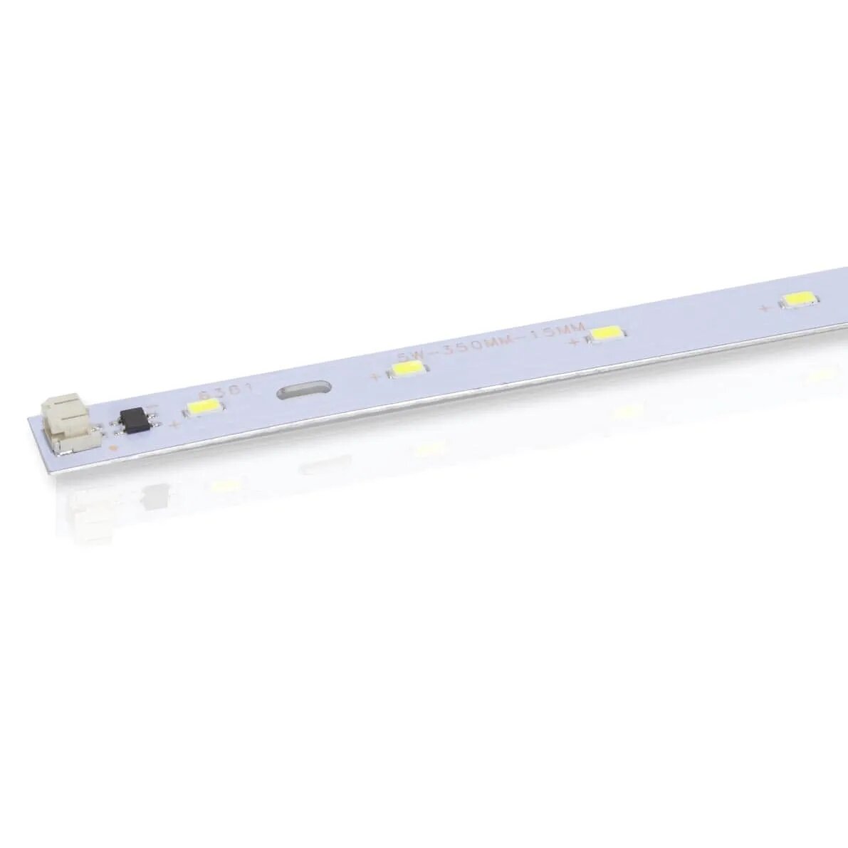 Светодиодная линейка 2835, 10 led, 220V, 5W, 350mm, D167, white. Кол-во 2 шт.