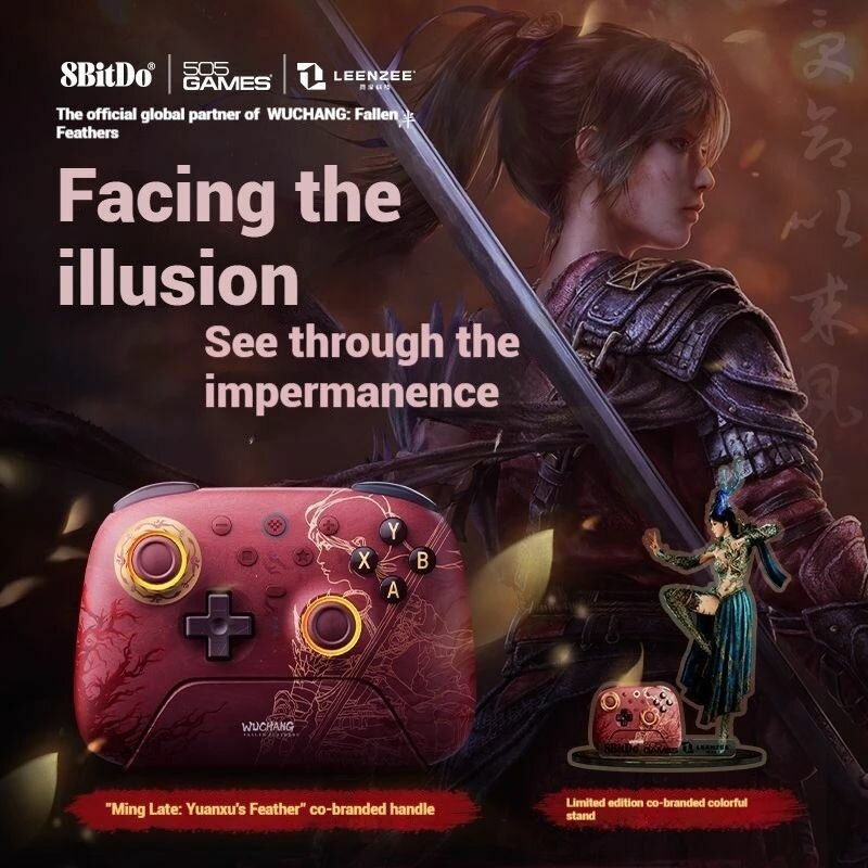8BitDo Ultimate 2 Беспроводной Контроллер WUCHANG: Fallen Feathers Для Windows И Android С Джойстиками TMR