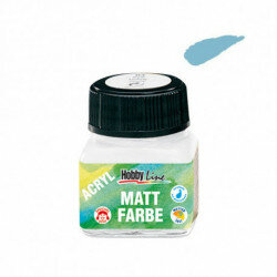 Краска акриловая матовая Hobby Line, баварская синяя, 20 мл