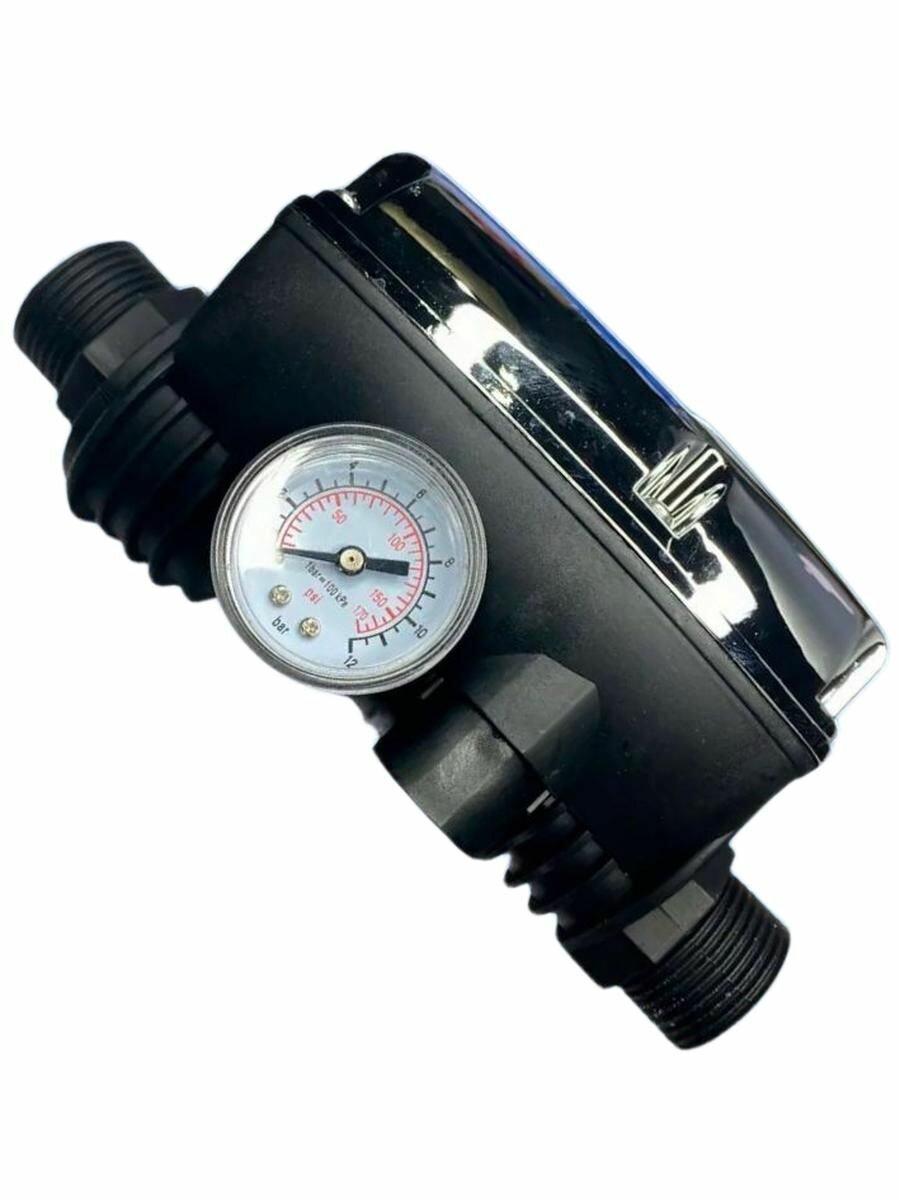 Блок автомат с манометром "компактный" TIM диапазон настройки: 1.5-3.0 бар