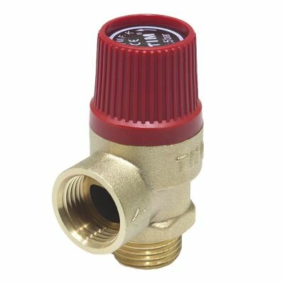 Предохранительный клапан для систем отопления TIM 1/2" (3,0 бар)