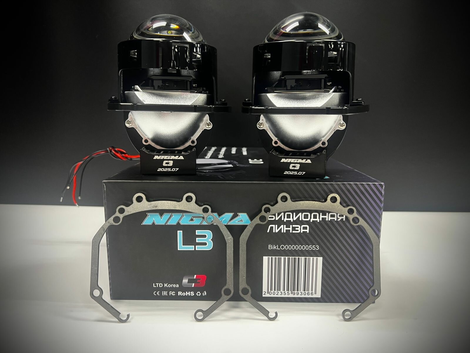 Светодиодные Би лед линзы Viper для Toyota RAV4 XA30 2006 - 2010 - C3 Nigma L3 / 60W-72W 5500K