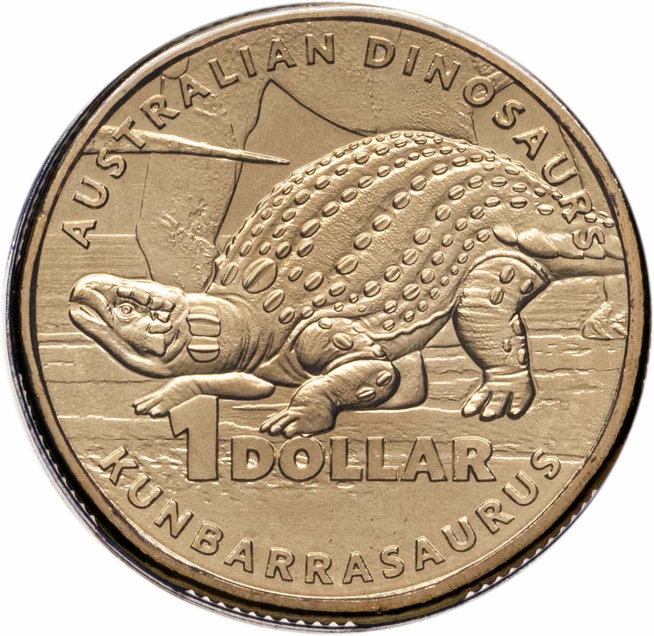 Австралия 1 доллар 2022 "Австралийские динозавры - Кунбарразавр", Бронза, в сохранности UNC