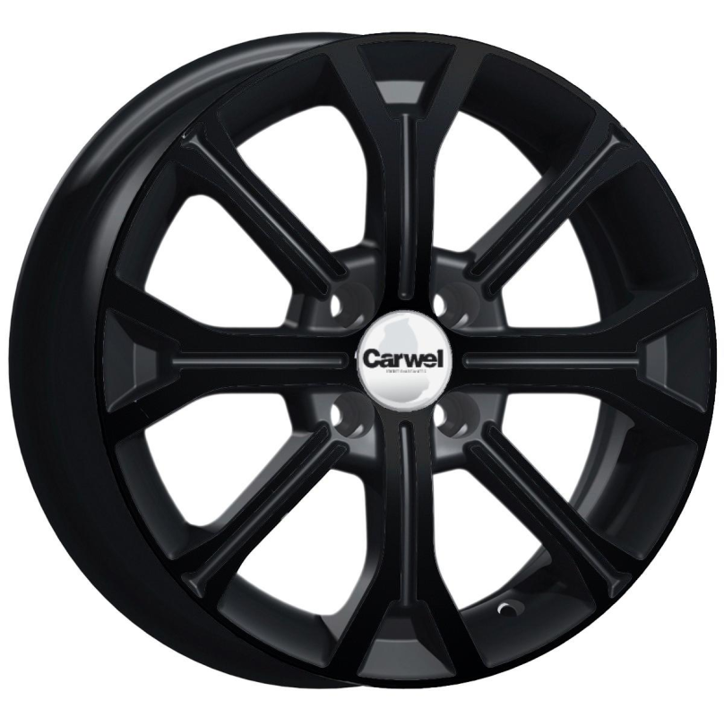 Диск колесный Carwel Кизи 198 (Logan) 6,0x15 4x100 Dia60.1 ET40 цвет BK