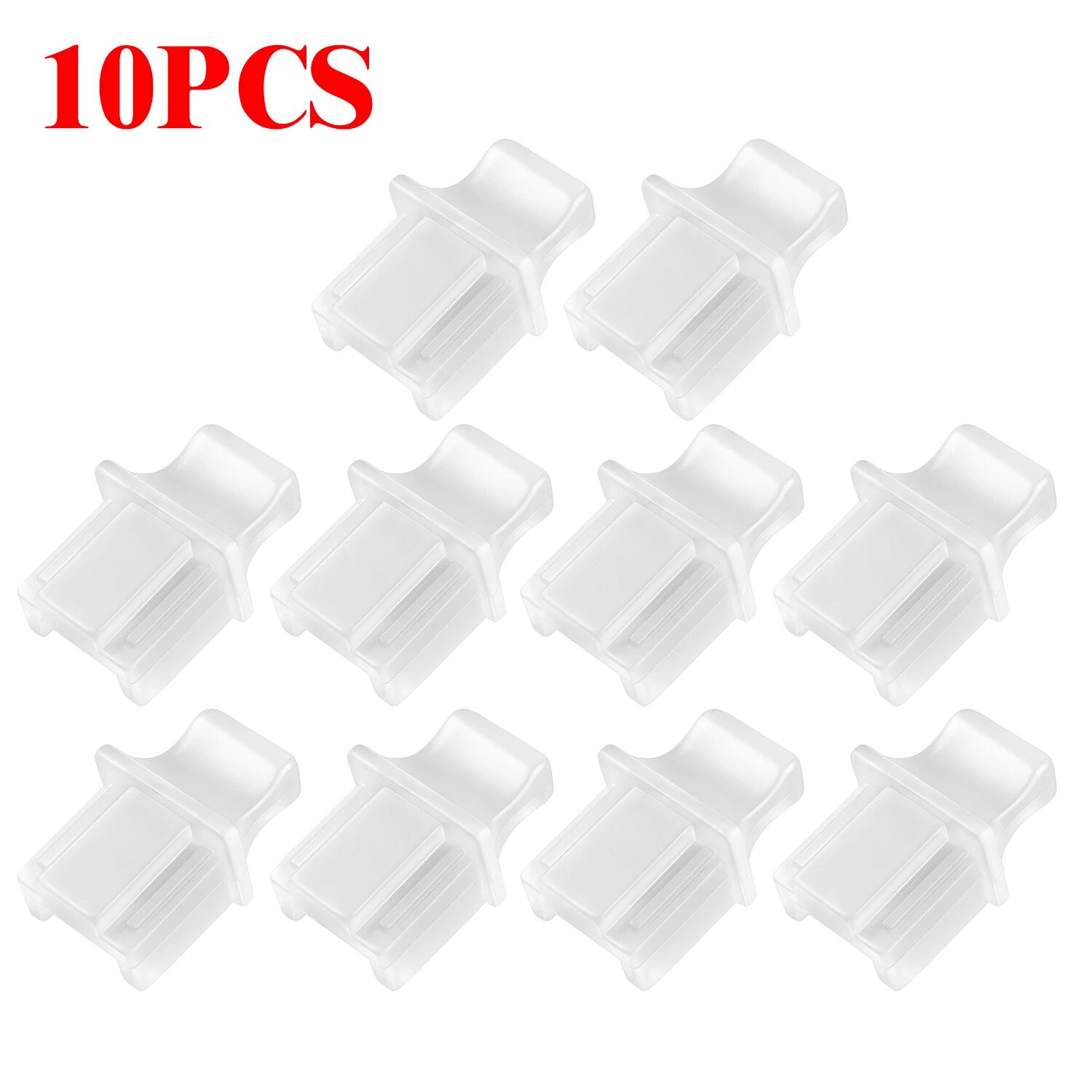 Силиконовые заглушки RJ45 Clear-10PCS