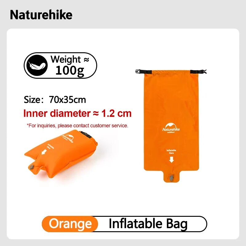 Naturehike надувная сумка для кемпинга FC10 FC11 Оранжевый, Orange