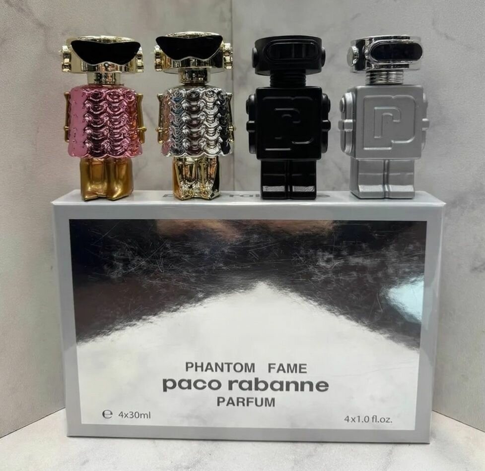 Phantom, Phantom, Fame, Fame Blooming Pink Подарочный парфюмерный набор 4*30мл