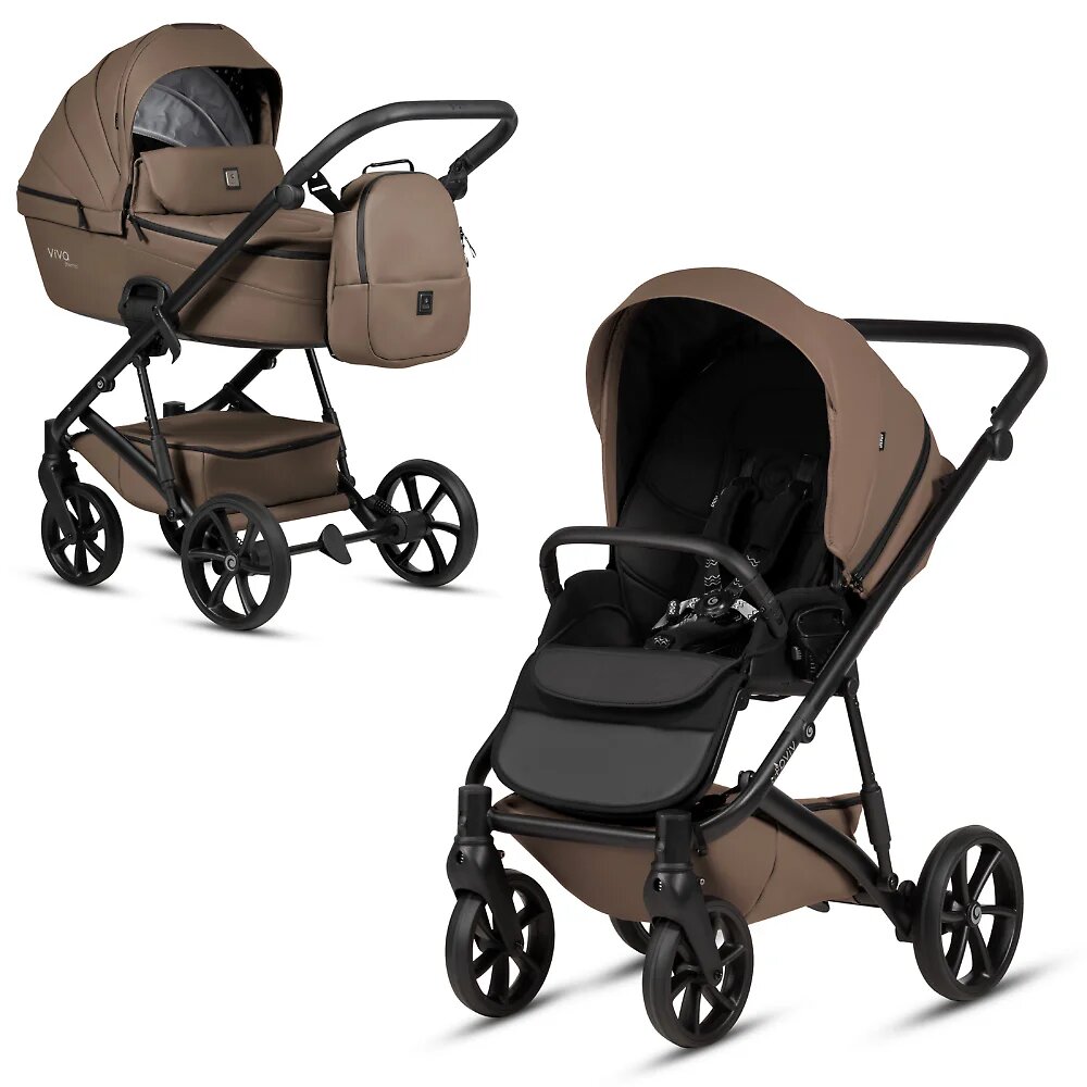 Детская коляска 2в1 Tutis Viva 6+, цвет Cedar / Eco (Кедровый), артикул производителя 1612083