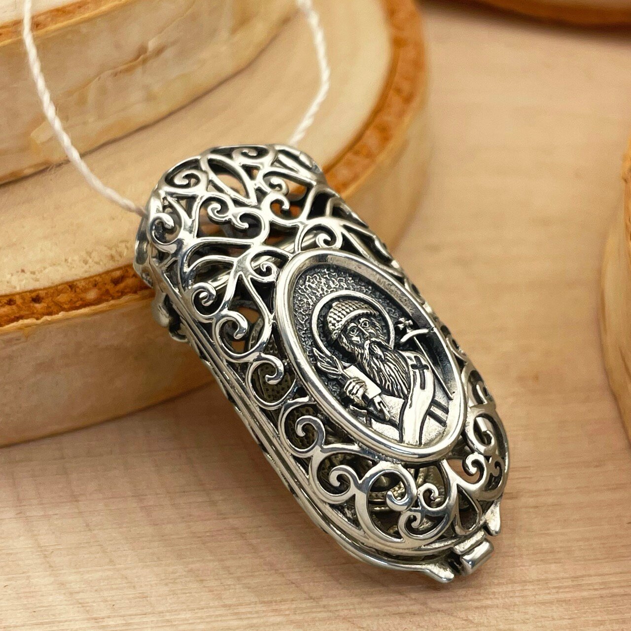 Подвеска, серебро, 925 проба, чернение, оксидирование