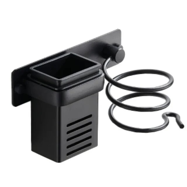 Подставка для фена, держатель для плойки, подставка для выпрямителя для волос, вертикальный многофункциональный настенный аксессуар для ванной комнаты.