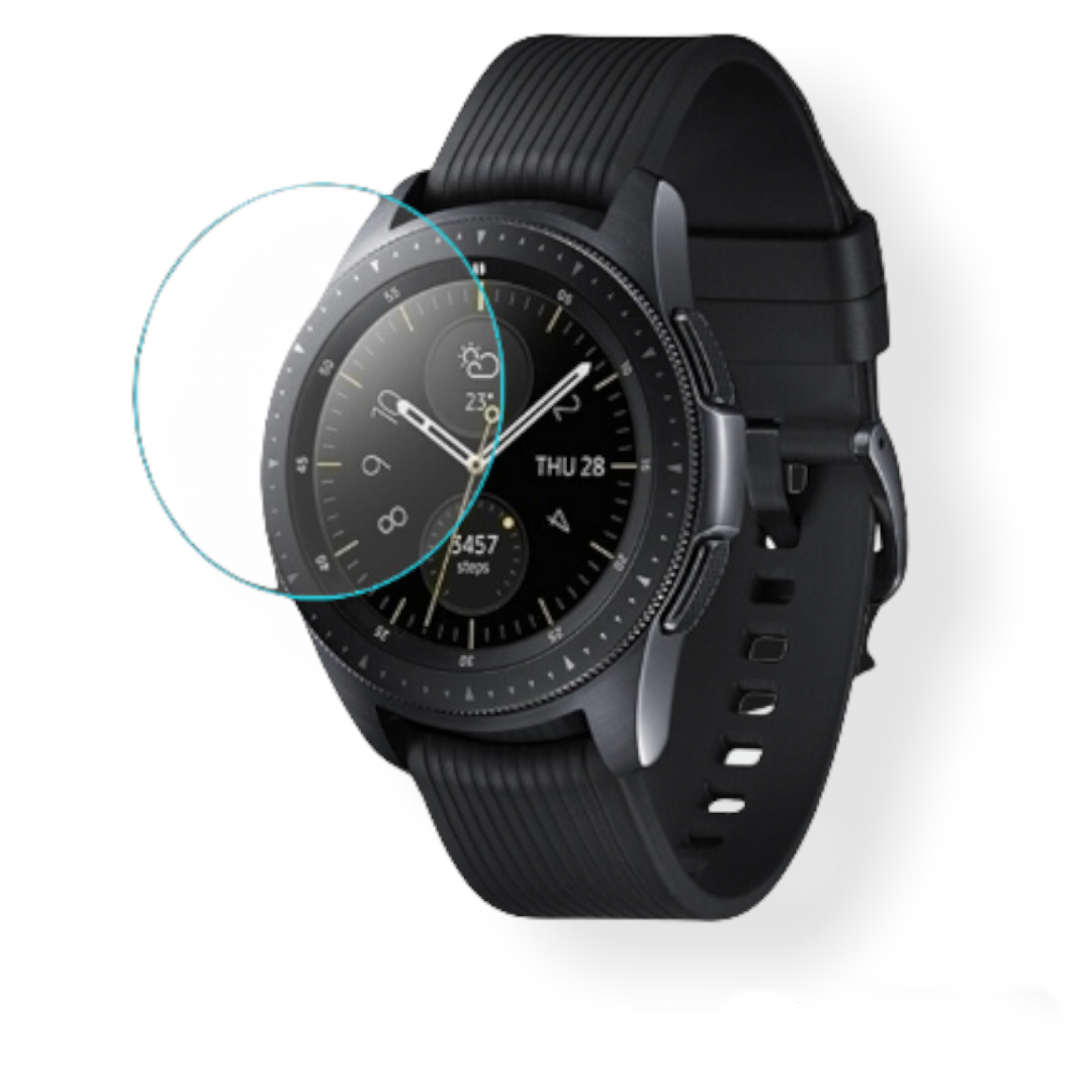 Защитная пленка MyPads для умных часов Garmin Vivoactive 3 глянцевая высокая прозрачность