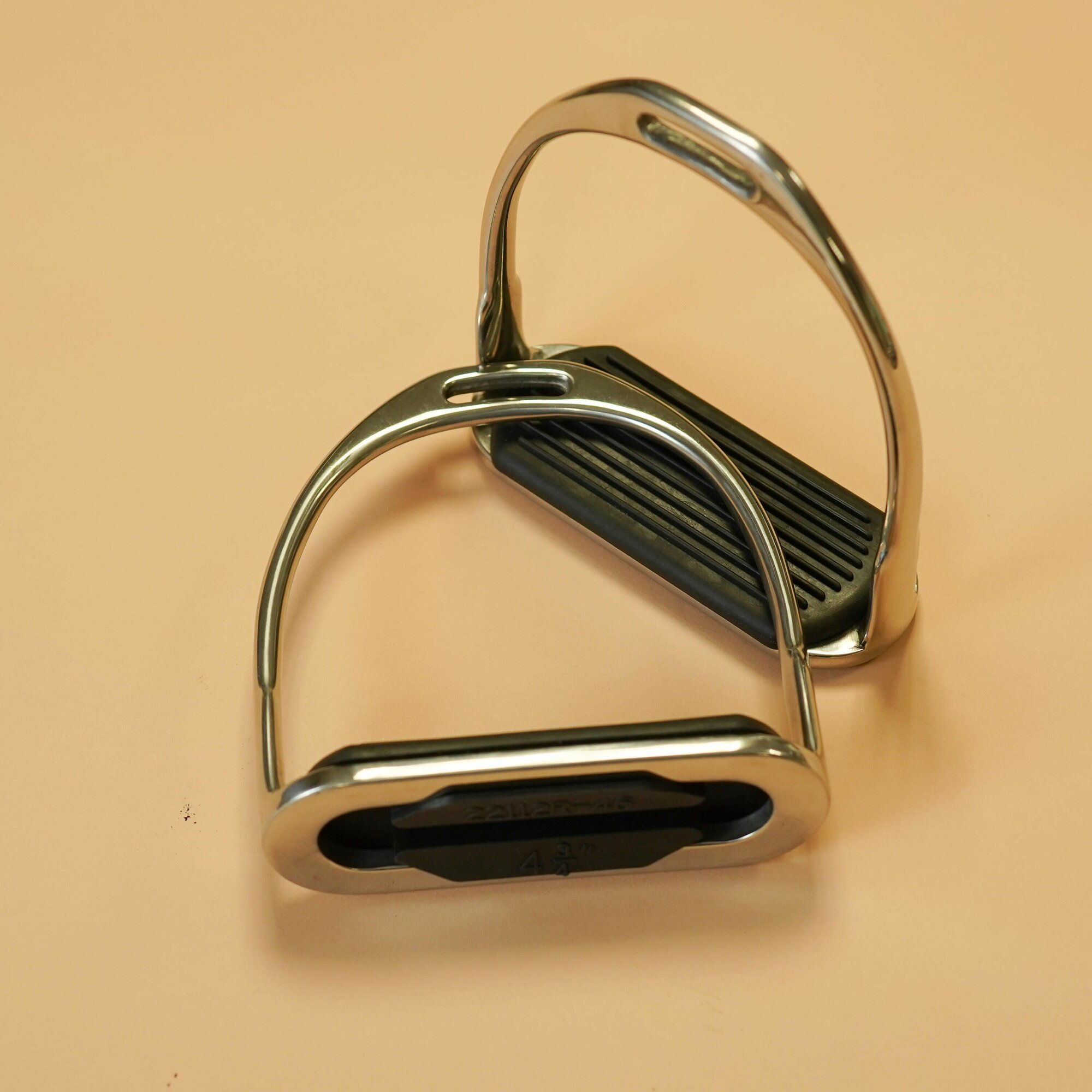 Стремена из нержавеющей стали для детей и взрослых, Decathlon, Цвет: 0, Размер: 110 мм