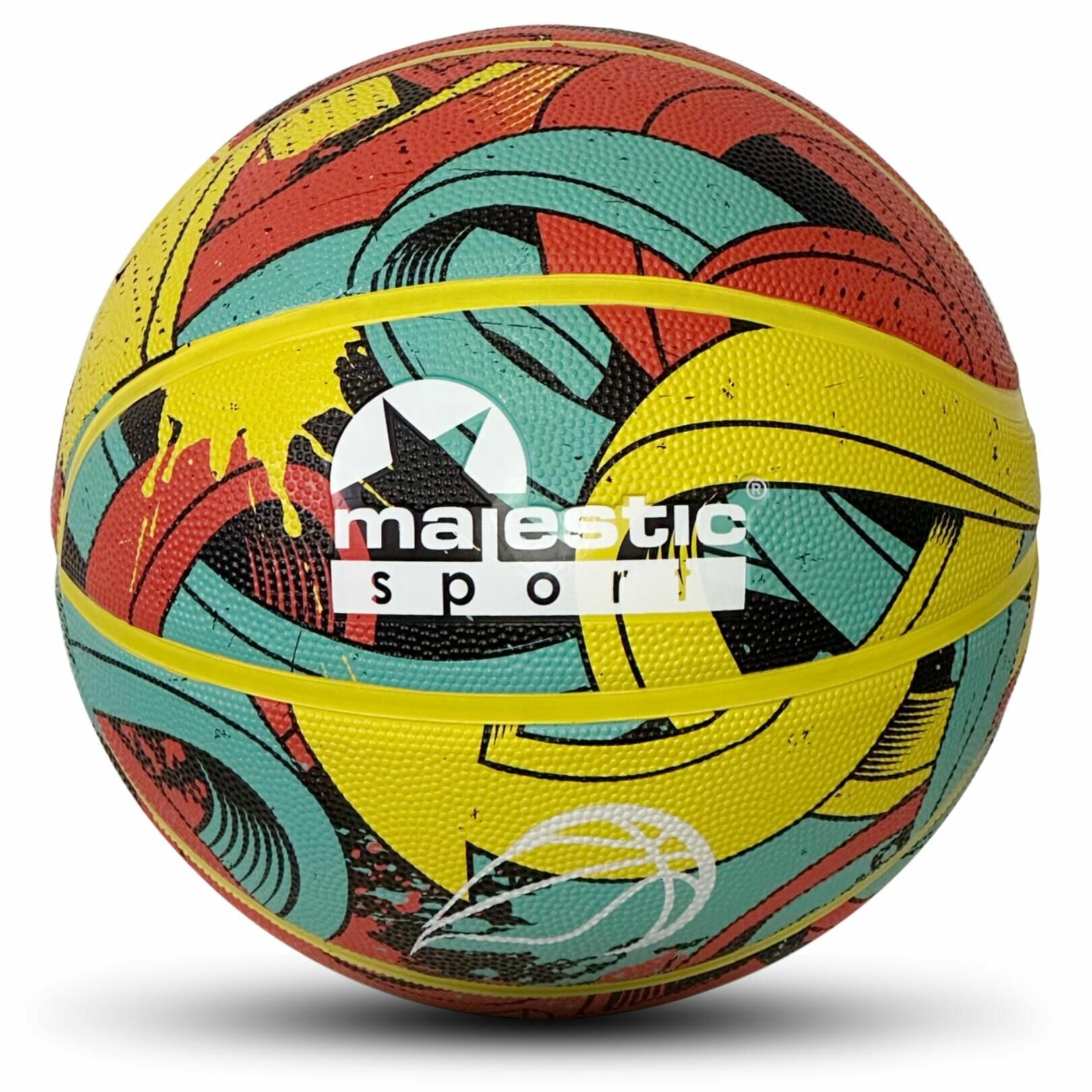 Баскетбольный мяч Majestic Sport Arrow, Decathlon, Цвет: Многоцветный, Размер: 7