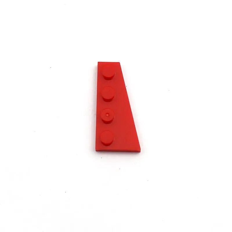 Красная клиновая пластина LEGO, Color: Right Red