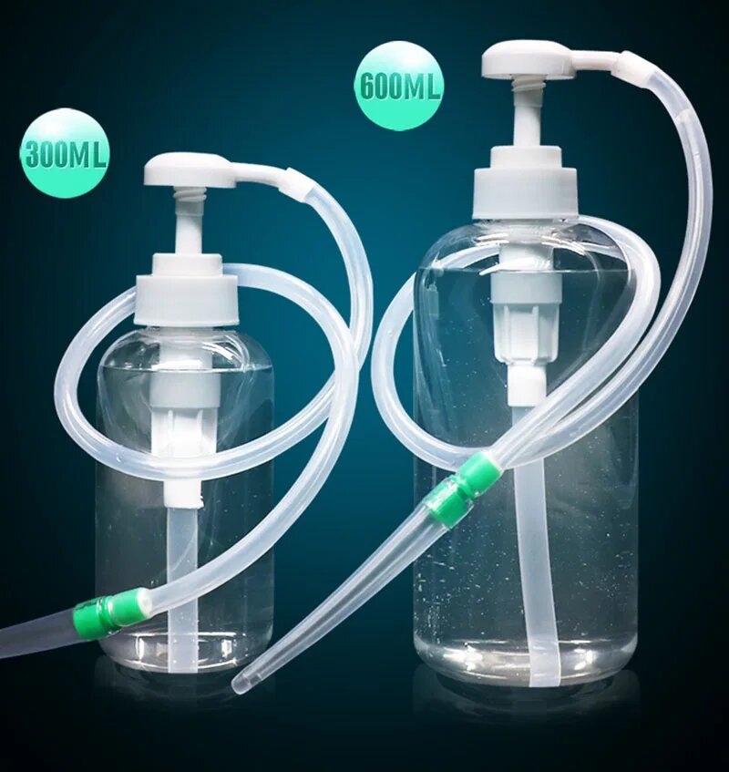300/600 мл надувная клизма Ректальный распылитель анальный прибор для чистки A -300 and 600ml set