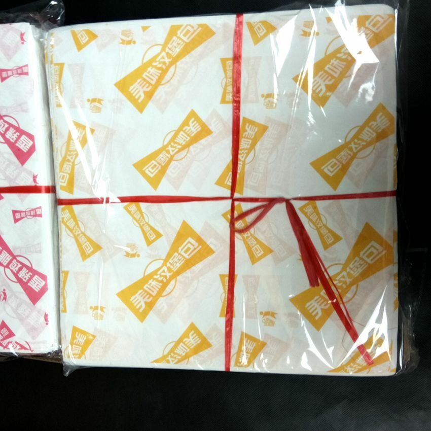 Одноразовая упаковочная бумага для бургеров Burger King, упаковочная бумага для мексиканских и старопекинских куриных роллов, бумага для тайваньских рисовых шариков.