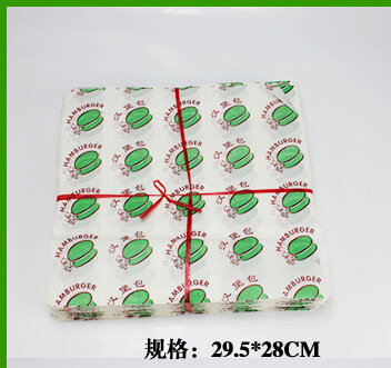 Одноразовая упаковочная бумага для бургеров Burger King, упаковочная бумага для мексиканских и старопекинских куриных роллов, бумага для тайваньских рисовых шариков.