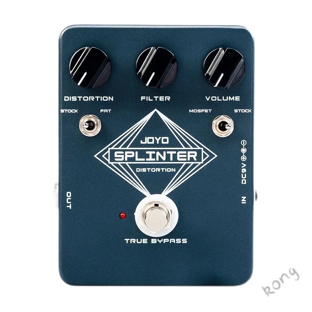 JOYO JF-21 Классическая Педаль Дисторшна Для Электрогитары Fuzz Distortion Effect Real Bypass