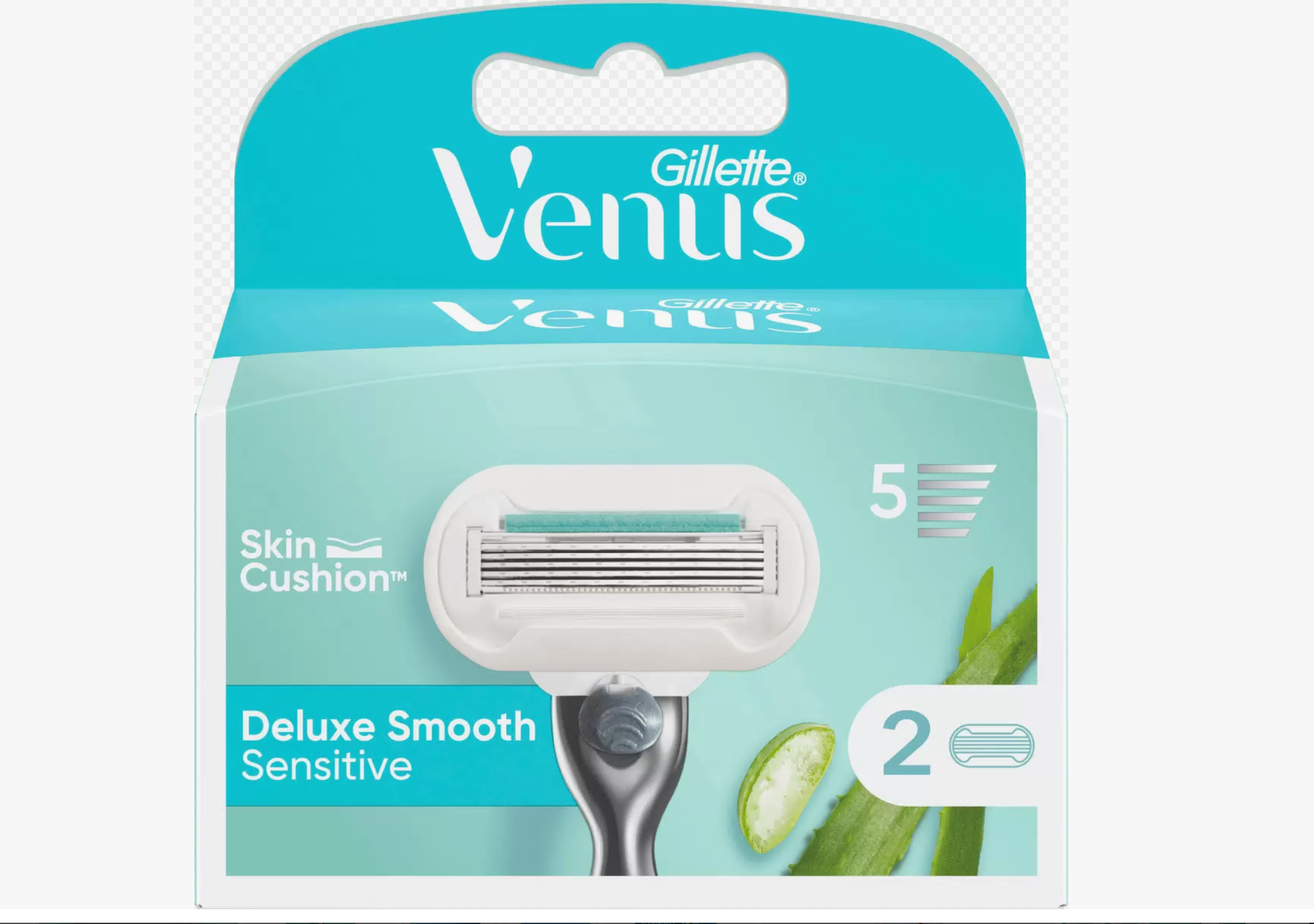 Сменные кассеты Gillette Venus Smooth Sensitive, 2 ш.