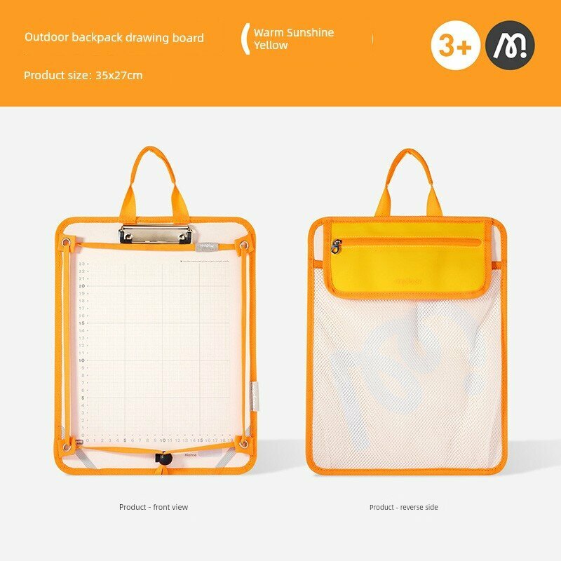 Mideer Детский набор для рисования: портативная доска с рюкзаком, блокнотом и эскизной тетрадью для творческих занятий