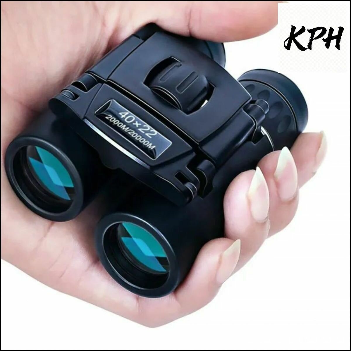 Компактный складной телескоп 40x22 с премиум оптикой BAK4 FMC, дальность 2000M