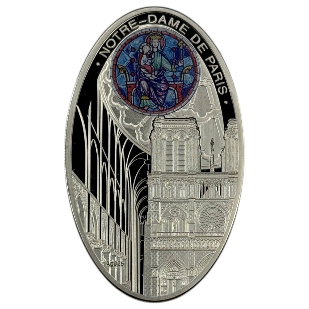 Ниуэ 1 доллар 2010 г. (Готические соборы - Собор Парижской Богоматери, Нотр-Дам-де-Пари) (Proof)
