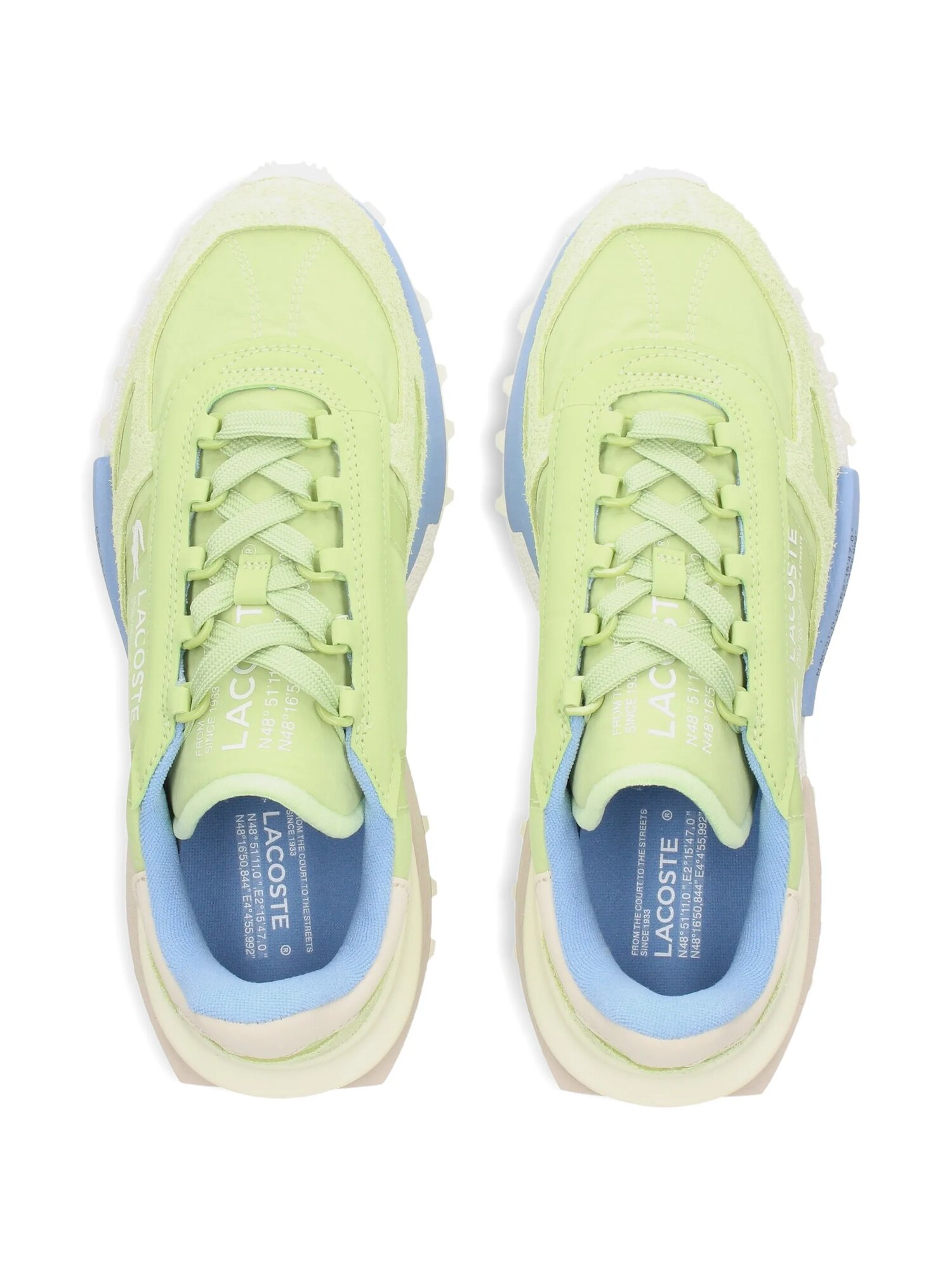 Кроссовки LACOSTE Elite Active panelled sneakers, размер 7.5 UK, зеленый, — фото 1