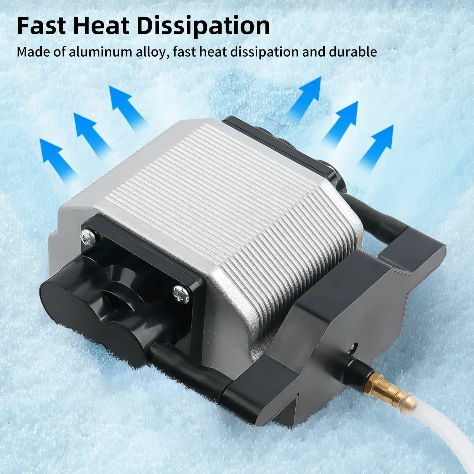 Воздушный компрессор 220 В 16 Вт Лазерный насос для лазерного резака и гравера Регулируемая скорость 30 л мин