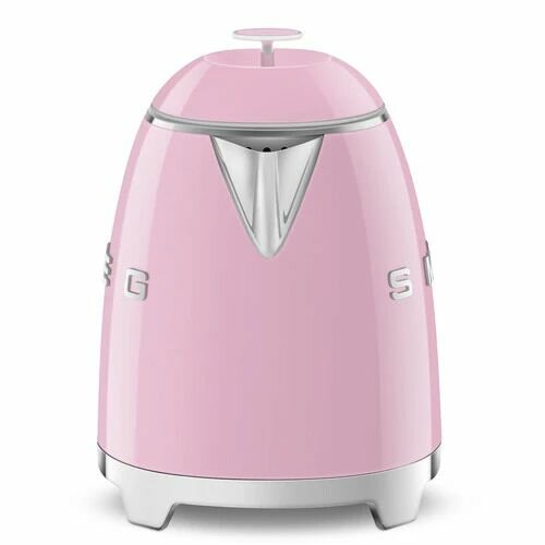 Электрочайник Smeg KLF05PKEU, 0.8л, 1400 Вт, металл, розовый — фото 1