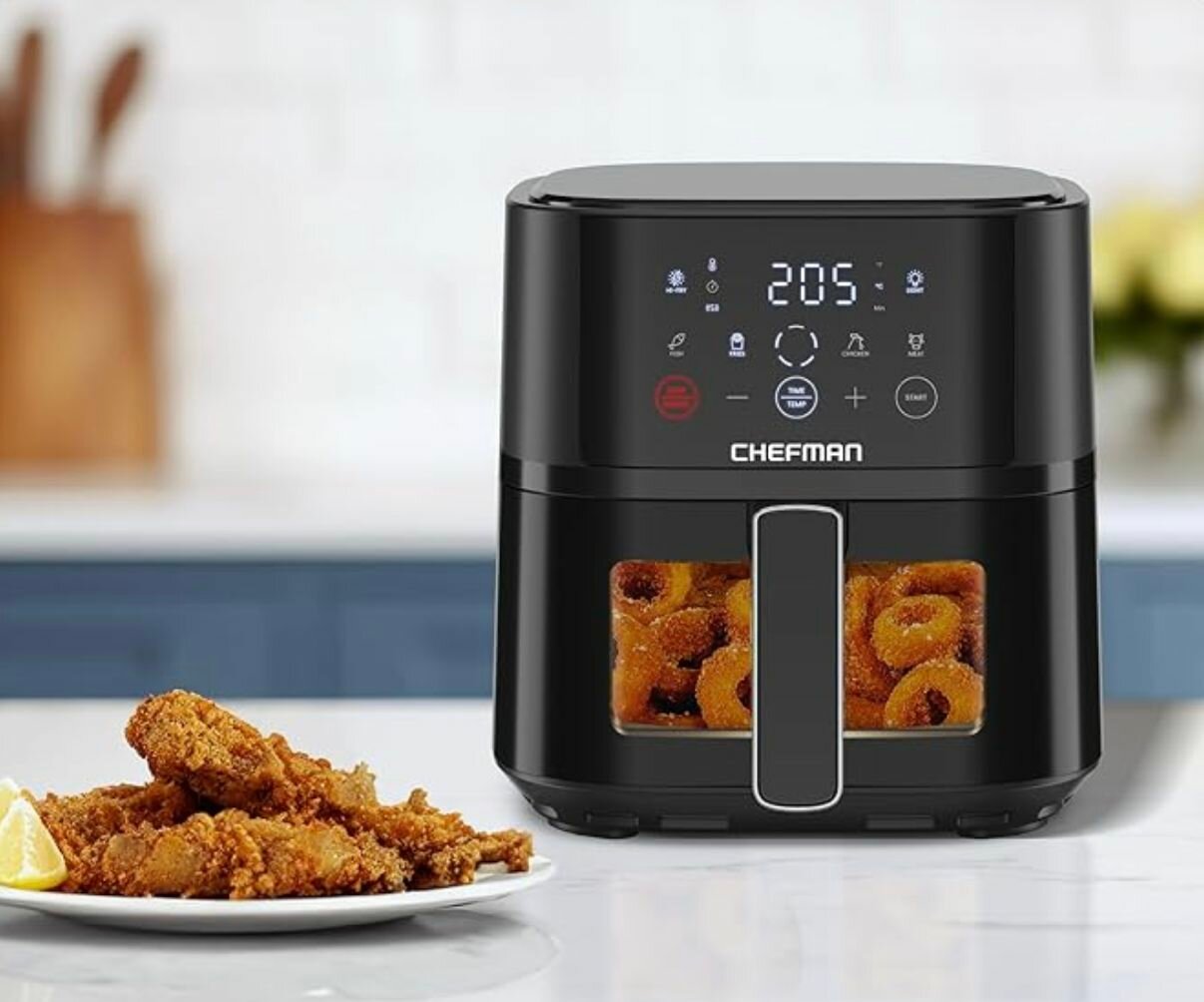 Chefman Фритюрница-аэрогриль 5.7л, черный