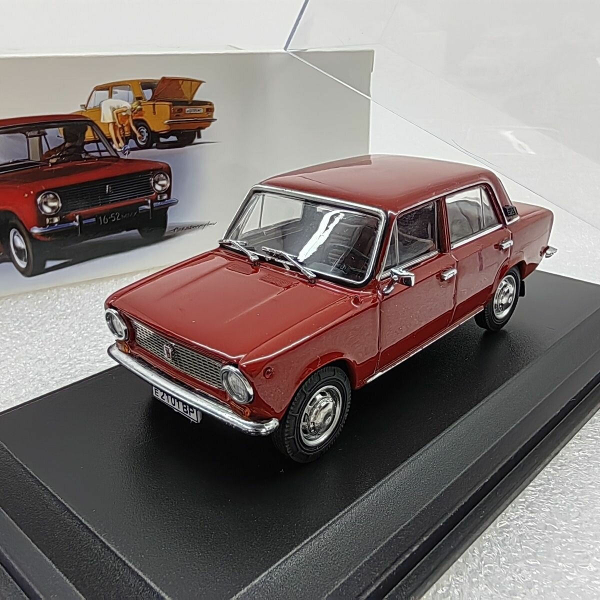 Российская EVR43 1/43 BA3 2101 Lada модель автомобиля из литого под давлением металла