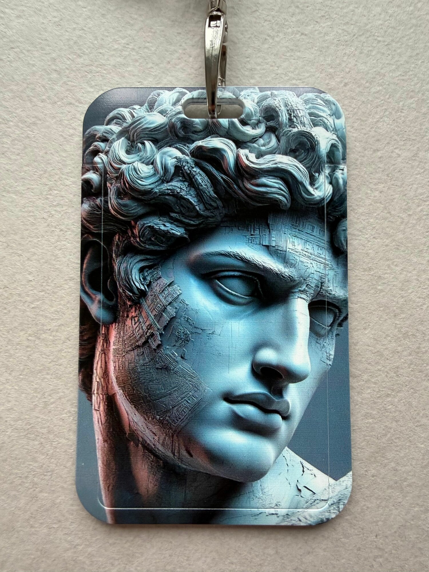 Бейдж для пропуска с рулеткой , Чехол для пропуска с рулеткой